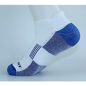 rifix Womens Ankle Running Socks,Cotton Low Cut Athletic Socks,No Show Sports Socks(6p Mix-color2)