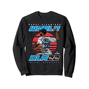 World Class Sandy Alcantara Miami MLBPA Sweatshirt
