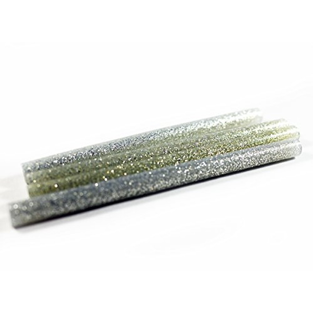 Crafters Square Mini Glue Sticks - Glitter - Red, Green, Gold, Silver - 15 sticks in package
