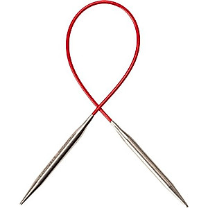 ChiaoGoo 9-Inch Red Line Circular Knitting Needles, 1.5/2.5mm