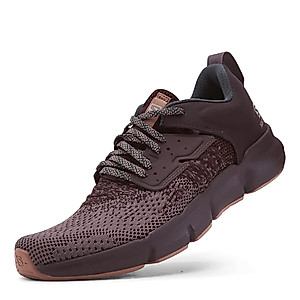 Salomon Predict SOC Running Shoes for Women, Flint/Wine Tasting/Brick Dust, 6.5