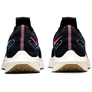 Nike Women's Pegasus Turbo Running Shoe (Black/White/Anthracite/Aqua, us_Footwear_Size_System, Adult, Women, Numeric, Medium, Numeric_8_Point_5)