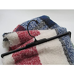 NAHANCO - 25430005 Black 11 1/2" Scarf/Leggings Hangers