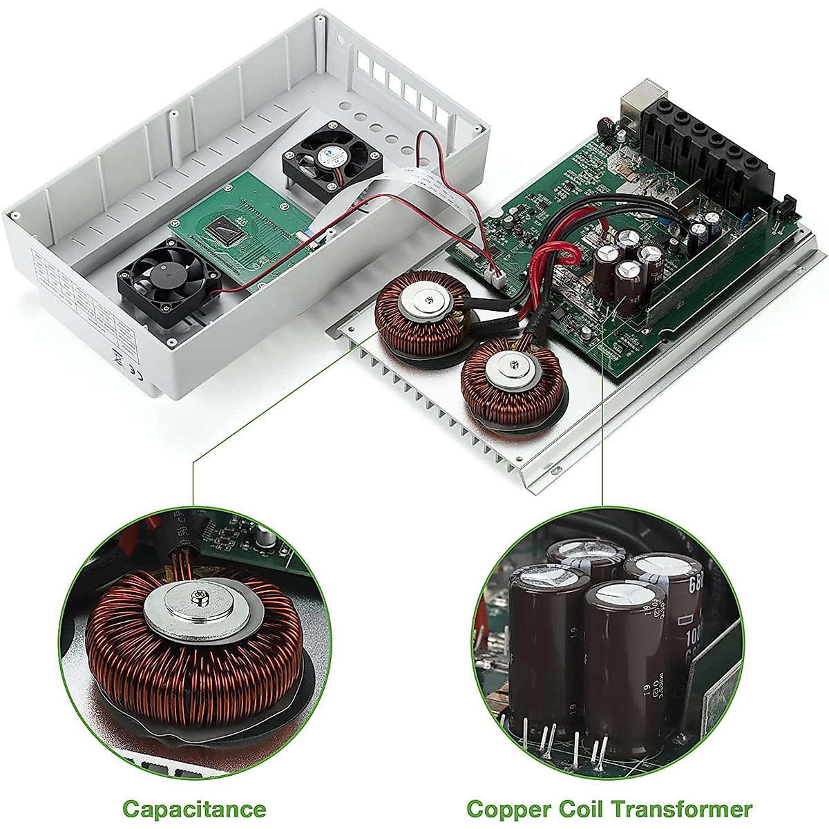 OOYCYOO MPPT Charge Controller 100 amp 12V/24V Auto, 100A Solar Panel Charge Regulator with Blacklight LCD Display Max 100V for Lead-Acid Sealed Gel AGM Flooded Lithium Battery（+1.5M LCD485）