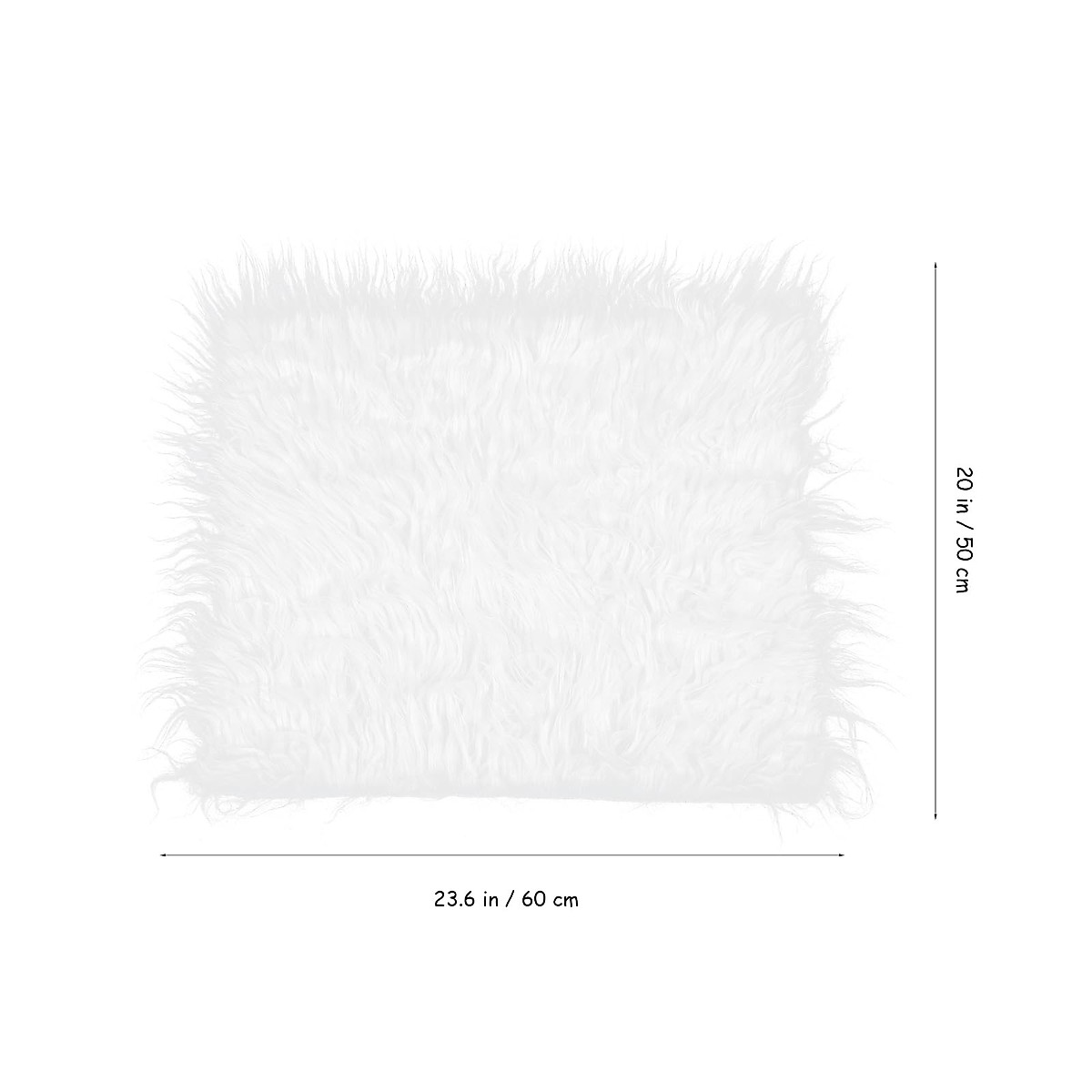 Amosfun Baby Photo Shoot Props White Fur Blanket for Baby Photoshoot Props Baby Shower Photo Props Newborn Photo Accessories Faux Fur Blanket Baby Photoshoot Props White Fluffy Rug