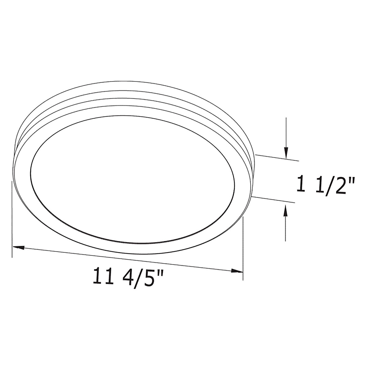 Delta Breez Integrity 100 CFM Exhaust Bath Fan, LED Edge-Lit Flat Round Panel Light, Energy Efficient Quiet Operation Ceiling Mount Motor, White