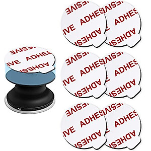 Very High Bond Sticky Adhesive, AZXYI 6 Pack Socket Sticky Adhesive Replacement Kit, Double-Sided Stickers for Collapsible Grips Socket Base