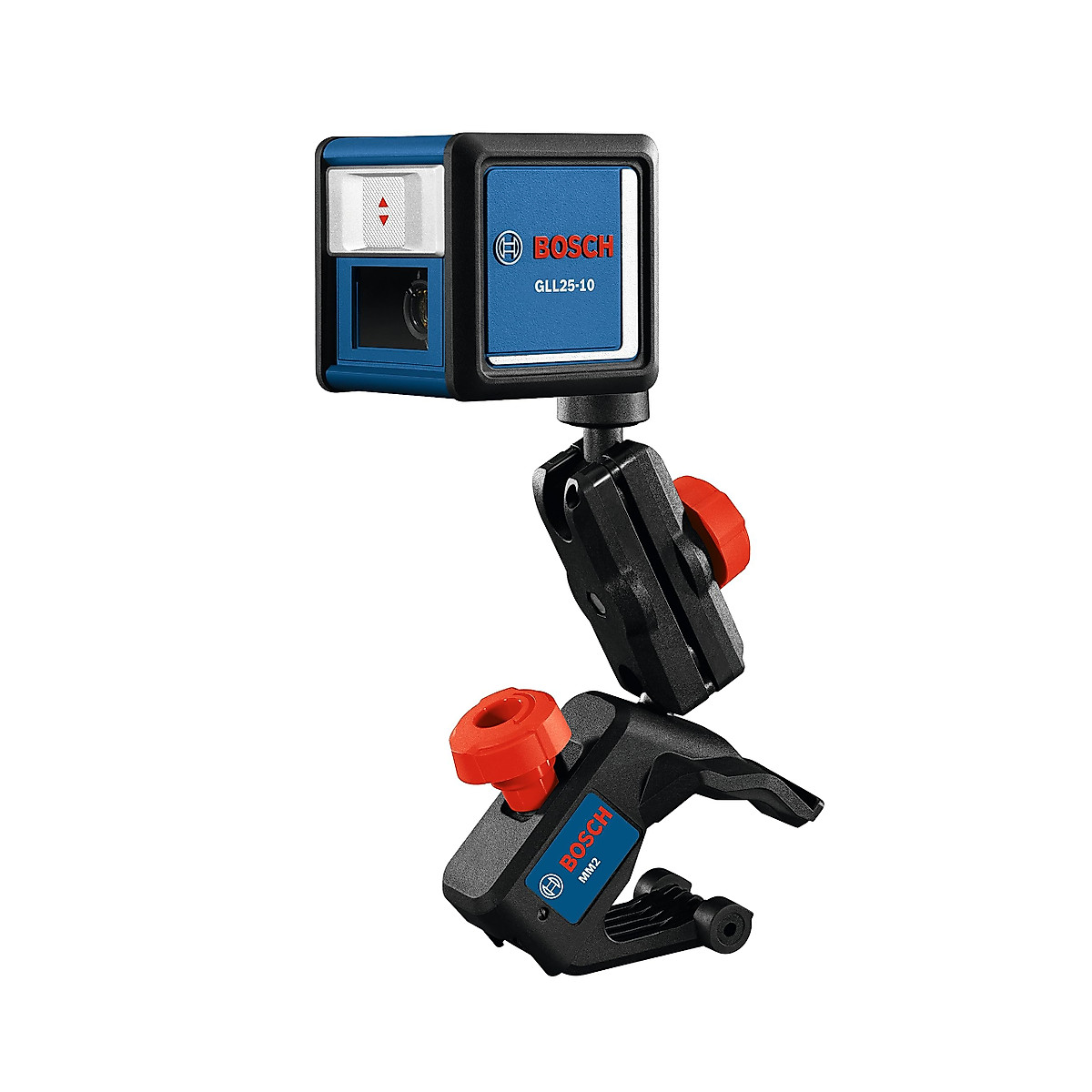 Bosch GLL25-10 30ft Multi-Use Self-Leveling Vertical and Horizontal Cross-Line Laser Level , Red