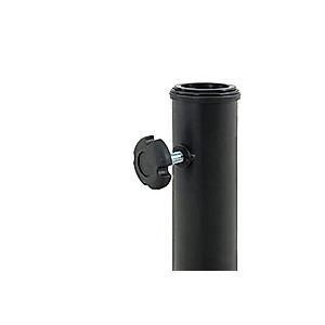 Sunjoy Vanessa Combination Umbrella Stand Side Table, Brown