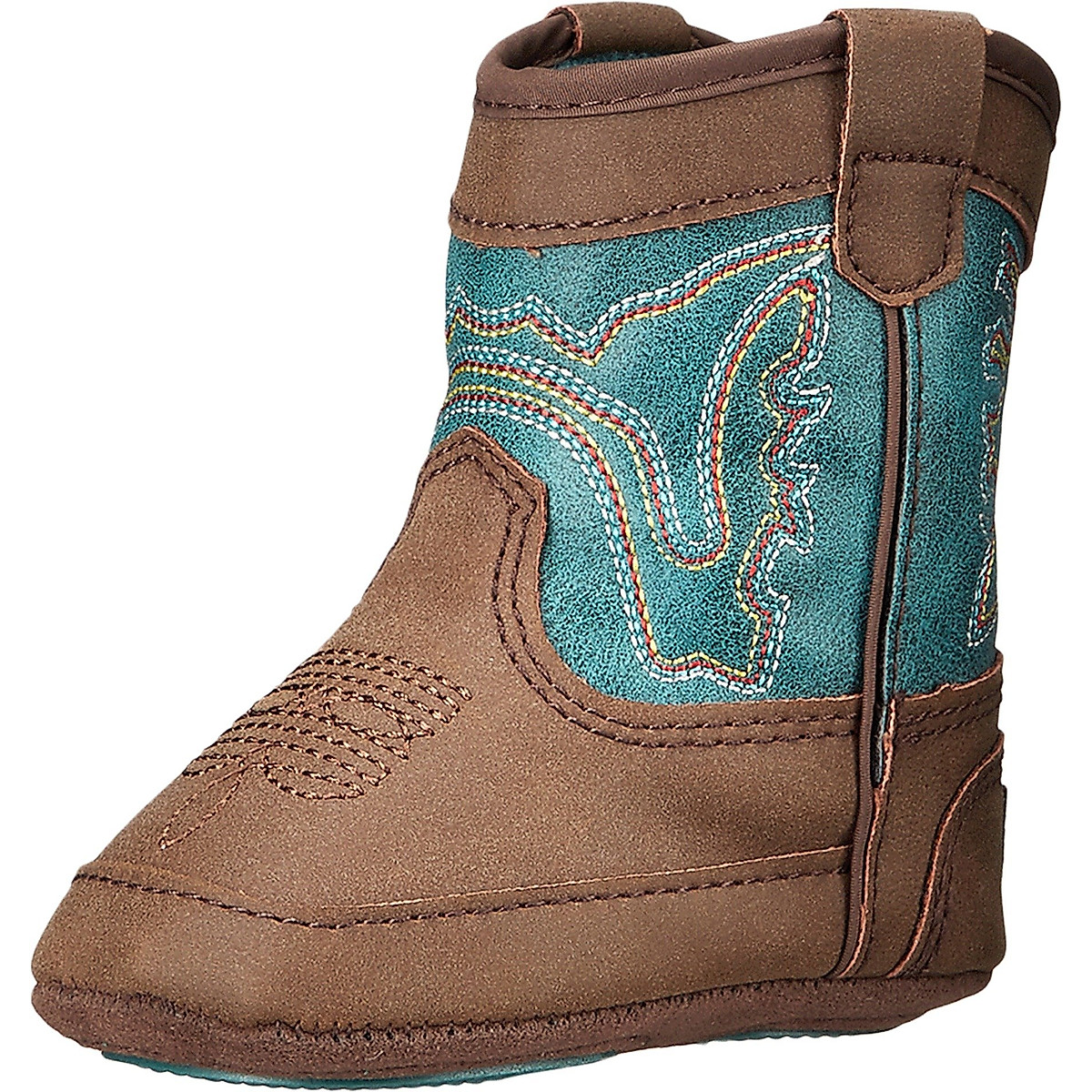 M&F Western Kids Baby Boy's Bucker Open Range (Infant/Toddler) Brown/Turquoise 3 Infant M