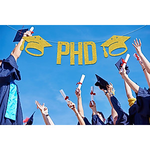 Phd Banner PhD Graduation Decorations Graduation Banner Class of 2024 Doctor Degree Party Decor Congrats PhD College Graduation Party Supplies