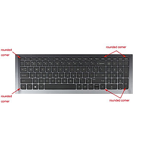 Keyboard Cover Skin Compatible for 15.6 inch HP Pavilion 15-ab 15-ac 15-ae 15-af 15-an 15-ak 15-ay 15-ax 15-as 15-ba 15-bc 15-bk Series, HP OMEN 15-ax, HP Envy x360 m6-ae151dx m6-p113dx m6-w (Rainbow)
