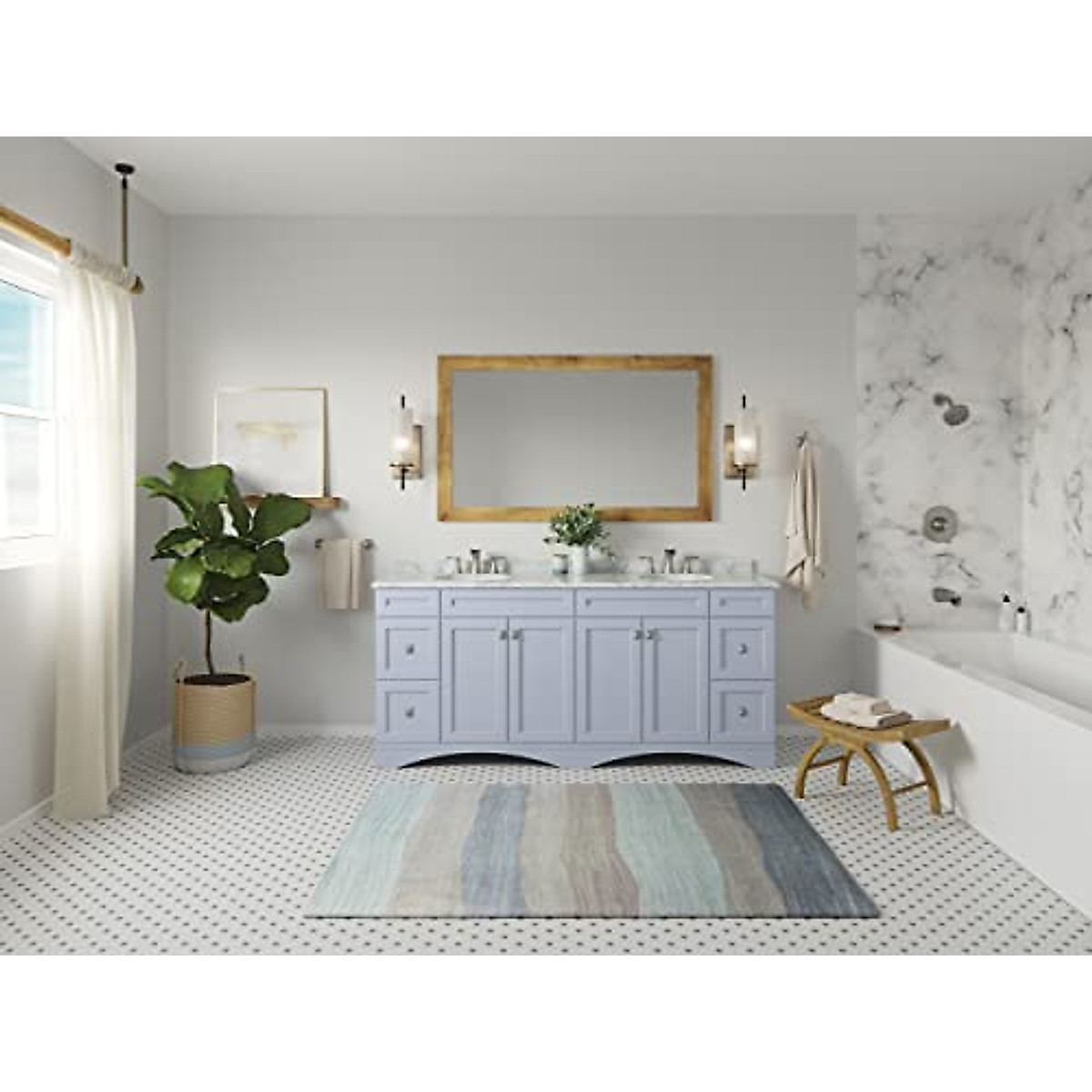 Pfister Jaida Tub & Shower Trim Kit with Restore Technology, Valve and Cartridge Included, 1-Handle, Tuscan Bronze Finish, 8P8WS2JDSY