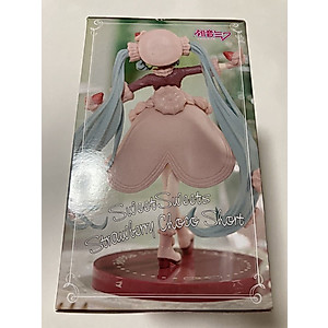 Hatsune Miku Sweet Sweets Series Figure, Strawberry Chocolate Short, 1 Type, Prize, (00830003)