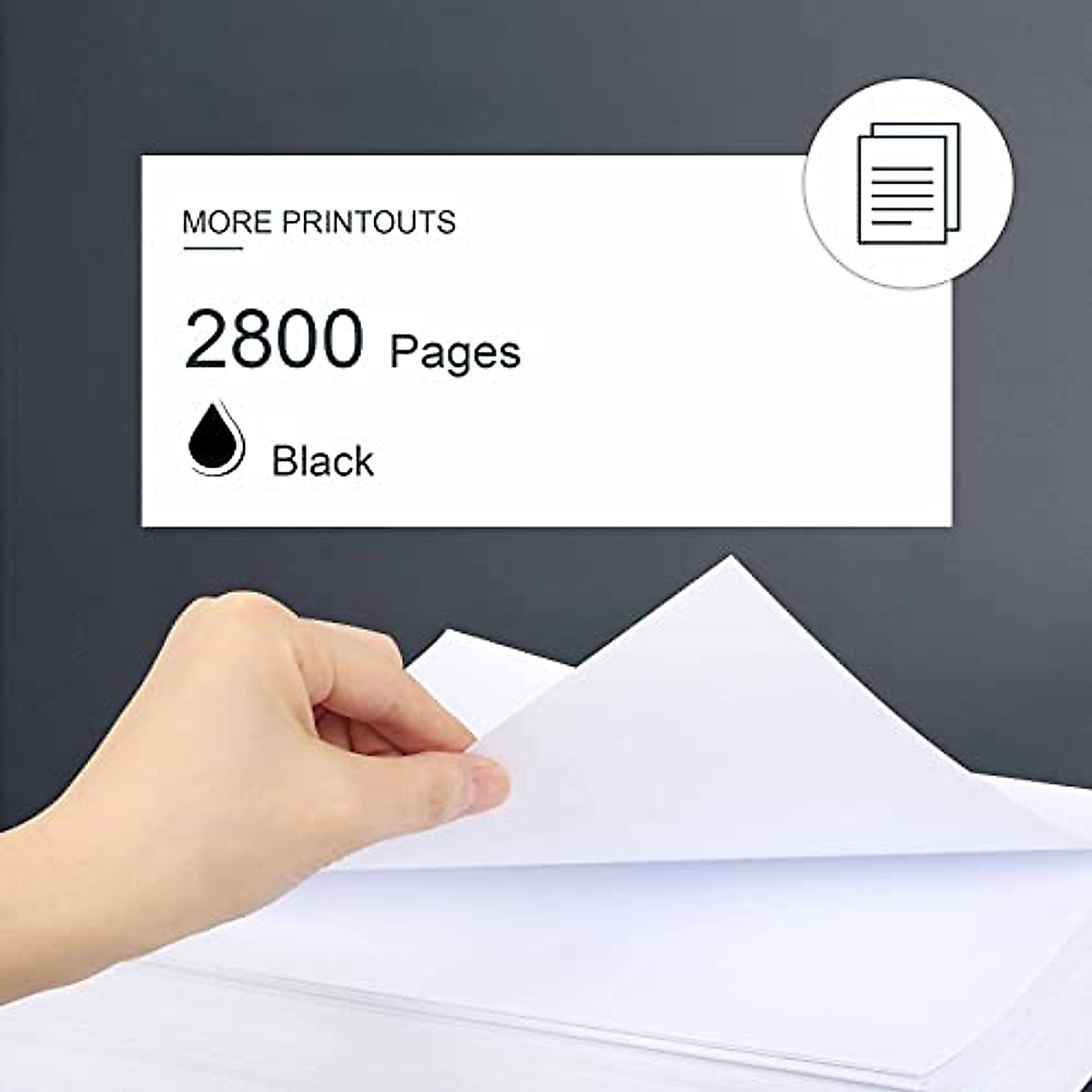 DRAWN TN-350 Toner Cartridge Compatible TN350 Toner Replacement for Brother DCP-7010 7020 7025 MFC-7220 7225 7820 7420 7820N HL-2040 2040N 2070N 2030 2040R Printer, 1-Pack Black