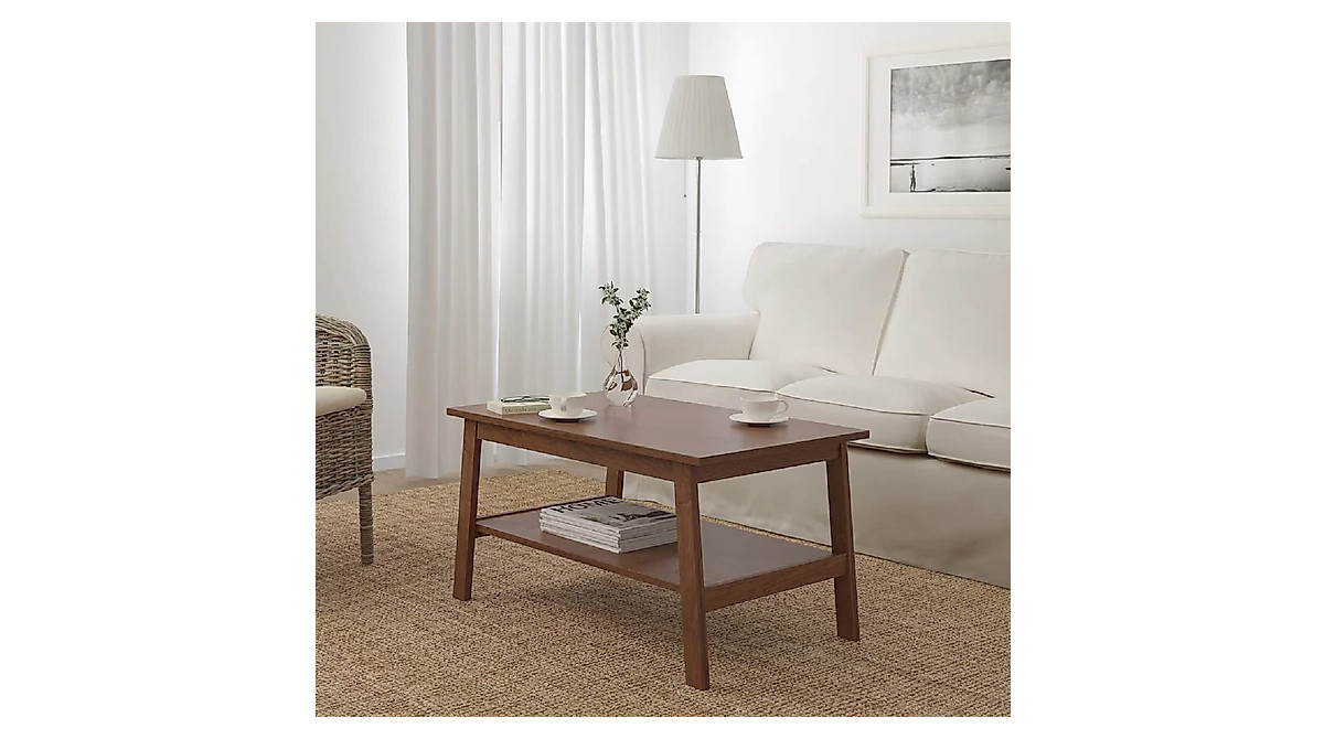 IKEA LUNNARP Coffee Table - Stylish Brown Side Table