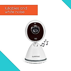 Summer Pure HD 4.5” Color Video Baby Monitor – 3-Level Digital Zoom Baby Monitor with 12x More Pixels – Features Digital Image Steering, Night Vision, Lullabies, White Noise, Temp Display, and More