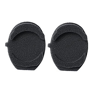 Replacement Ear-Pads Cushions for Sony WH-1000XM3 Headphones, with Soft-Touch Leather, Noise Isolation Memory Foam (Silver)