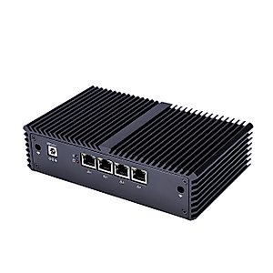 Qotom Multimedia Pc Q355G4 Intel I5-5200U AES-NI,Hd Graphics 5500 8Gb Ddr3 Ram 32Gb Ssd,4 Nics,Com Ports,OPNsense,Firewall,Cent Os Etc