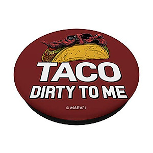 Marvel Deadpool Taco Dirty To Me PopSockets PopGrip: Swappable Grip for Phones & Tablets
