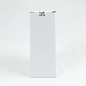 MR.R 15oz Sublimation Blanks Tumbler with Lid,Stainless Steel Double Wall Vacuum Insulated Travel Water bottle Straight Mug,Durable Powder Coated Coffee Cup,White, 450ml