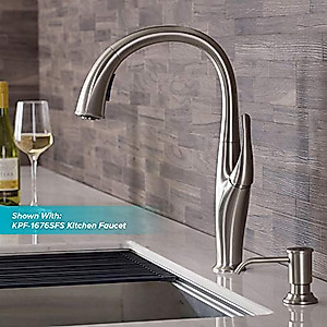 KRAUS Kitchen Soap and Lotion Dispenser in Spot Free Stainless Steel, KSD-80SFS