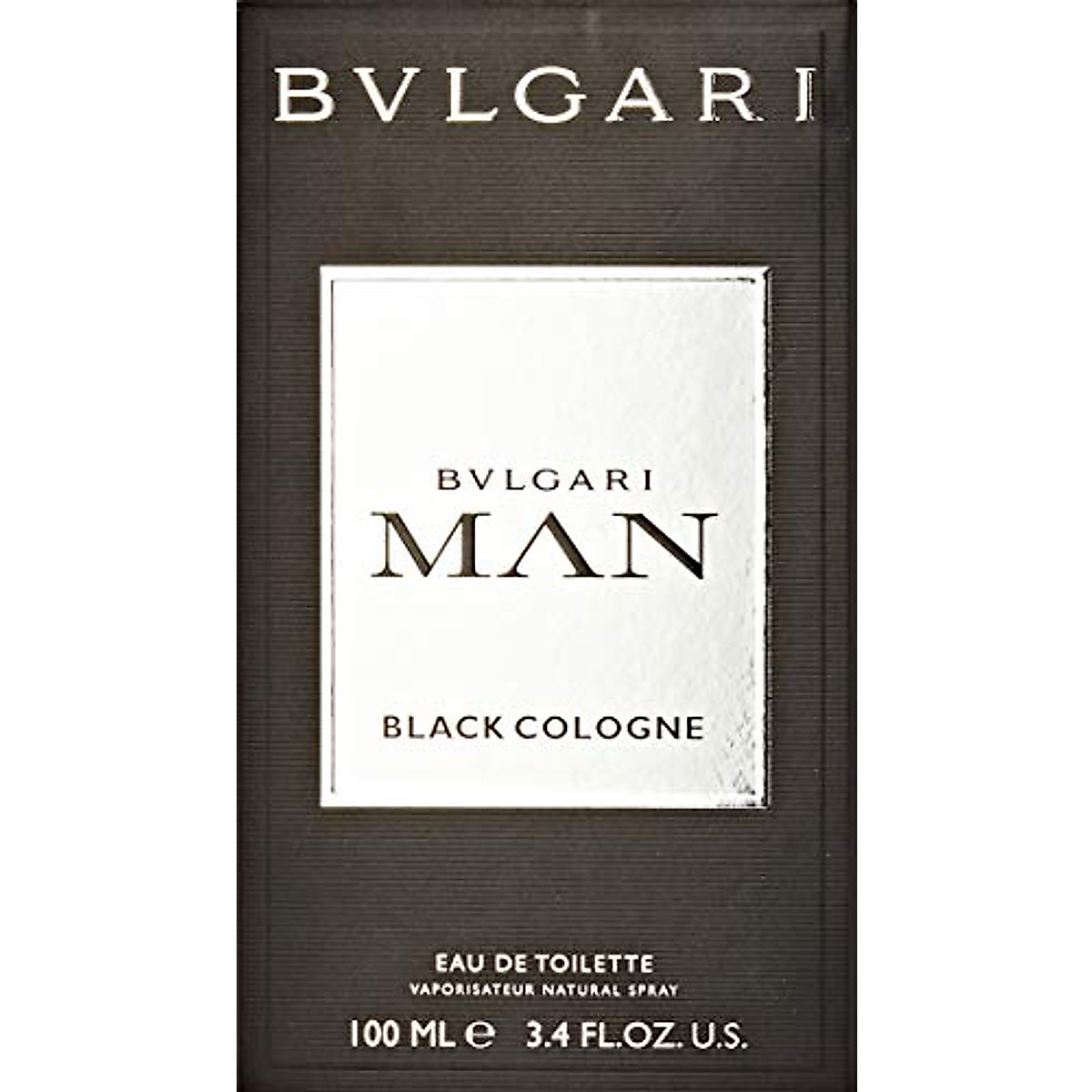 Bvlgari Man Cologne Eau de Toilette Spray, Black, 3.4 Ounce