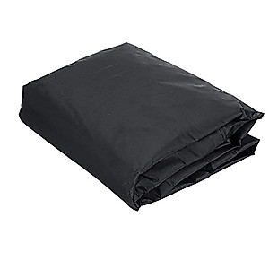 Outdoor Square Hot Tub Cover 210D Oxford Fabric Waterproof Dustproof Anti-UV Garden SPA Bath Pool Cover Multiple Sizes to Choice,Black,218x218x30cm