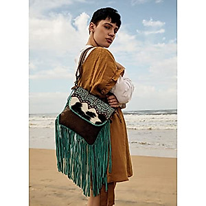 Myra Bag Conglomerate Leather & Hairon Bag S-4680