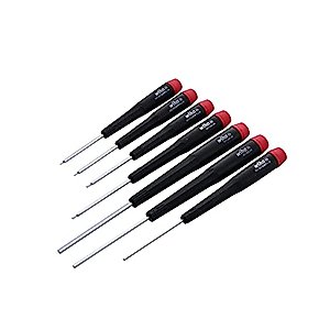 Wiha 26390 Screwdriver Set, Hex Metric With Precision Handle, .7 - 3.0mm, 7 Piece