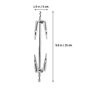 DOITOOL Air Fryer Forks Stainless Steel Grill Rotisserie Fork, 1PCS Roast Chicken Fork Fish Meat Grilling Fork, Replacement Air Fryer Grill Fork for BBQ Home Kitchen Outdoor Camping (25cm)