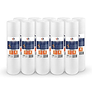 Aquaboon 5 Micron 20" x 4.5" Sediment Water Filter Replacement Cartridge | Whole House Sediment Filtration | Compatible with AP810-2, SDC-45-2005, FPMB5-20, P5-20, FP25B, 155358-43, 10 Pack