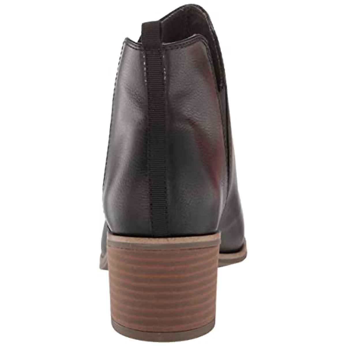 Dr. Scholl's Shoes Womens Teammate Slip On Chelsea Dress Ankle Boot, Black Smooth, 6.5 US