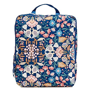 Vera Bradley Women's Compression Packing Cube 3-piece Set, Enchanted Mandala Blue, One Size