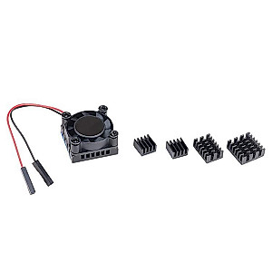 Enokay Raspberry Pi 4 Model B Heat Sink Single Cooling Fan RAM Heatsink Set
