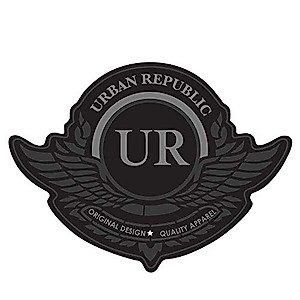 URBAN REPUBLIC Baby Boys' Pram Snowsuit - Quilted Fleece Lined Bodysuit - Outerwear Coveralls, Removable Mittens (3-9M), Size 9 Months, Black Sherpa Footed