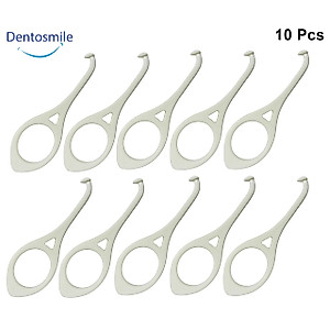 Dentosmile Aligner Remover Tool/Invisible Removable Braces, Invisible Aligner Remover-Aligner Remover-Fixer (White) (Pack of 10)