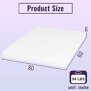 PayLessHere 6 Inch Gel Memory Foam Mattress Queen Size Bamboo Charcoal Infused Mattress in a Box Medium-Firm Pressure Relief&Temperature Regulation CertiPUR-US Certified,Fiberglass Free,White