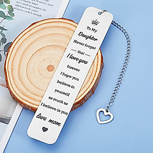 GGOJAGST Inspirational Gifts for Women Daughter Gift from Mom Bookmark