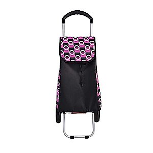 NEOCHY Trolleys,Shopping Cart Folding Shopping Cart Portable Tug Bag Trolley Shopping Cart Travel Storage Bag Luggage Bag Grocery Cart