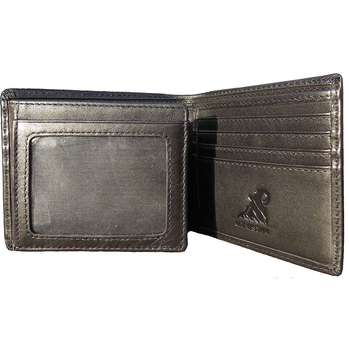 Mt. Eston RFID Blocking Trifold Bifold Mens Wallet, 18 Pocket Extra Capacity