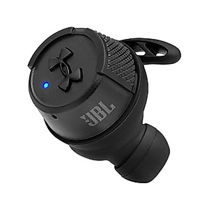 Under Armour True Wireless Flash X– Engineered by JBL® - True Wireless bluetooth earbuds, waterproof headphones, microphone, Bionic hearing, up to 25 hours battery (Black)