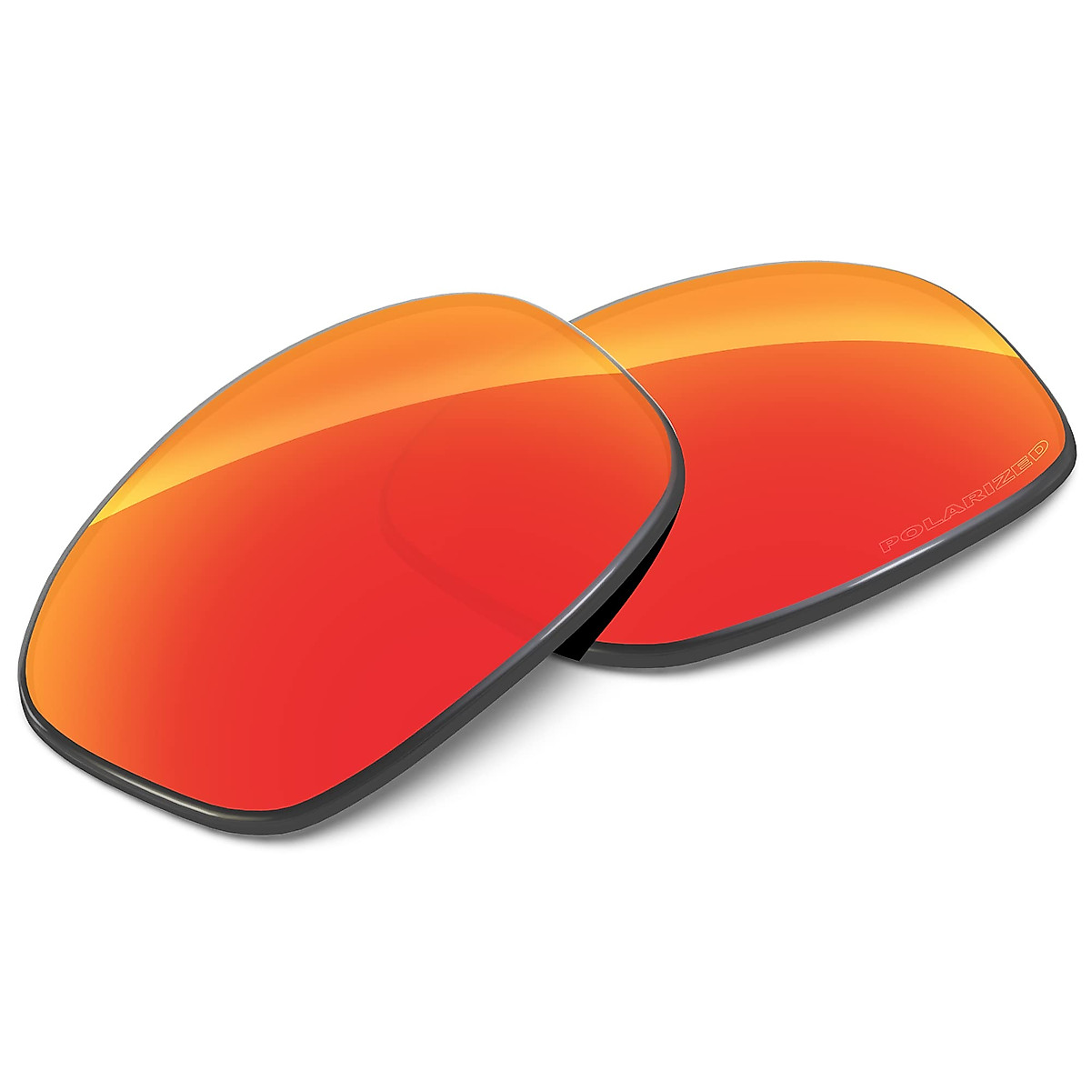 Tintart Performance Lenses Compatible with Oakley Scalpel OO9095 | Scalpel Asain Fit(AF) OO9134 Polarized Etched-Fire Red