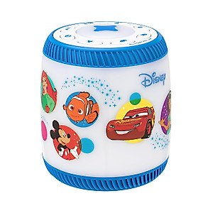 eKids Disney Bluetooth Storyteller with EZ Link, Night Light, Sleep Sounds, and Bedtime Stories for Kids, Designed for Fans of Disney Toys
