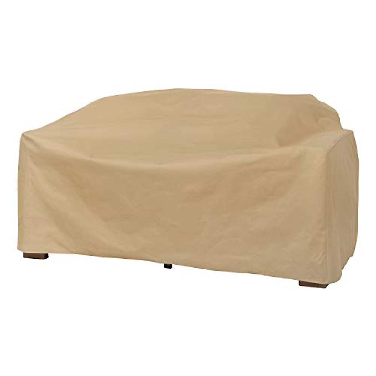 Modern Leisure® Basics Patio Loveseat Cover, 55" L x 33" W x 38" H, Khaki
