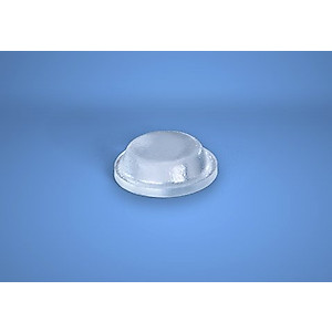 Pack of 200 Cabinet Door Bumpers - 1/2” Diameter Clear Adhesive Pads for Drawers, Glass Tops, Cutting Boards, Picture Frames, Small Furniture