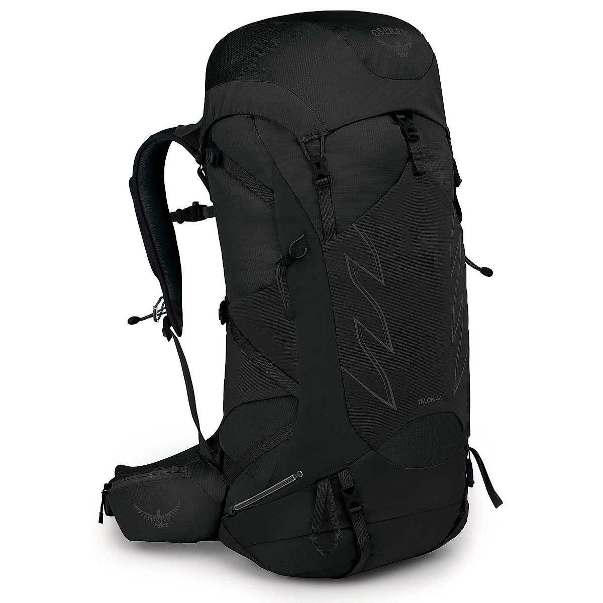 Osprey Talon 44 Men's Hiking Backpack, Stealth Black, Large/X-Large