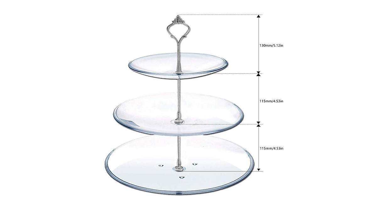 Elegant 3 Tier Crown Cake Stand – Perfect for Celebrations