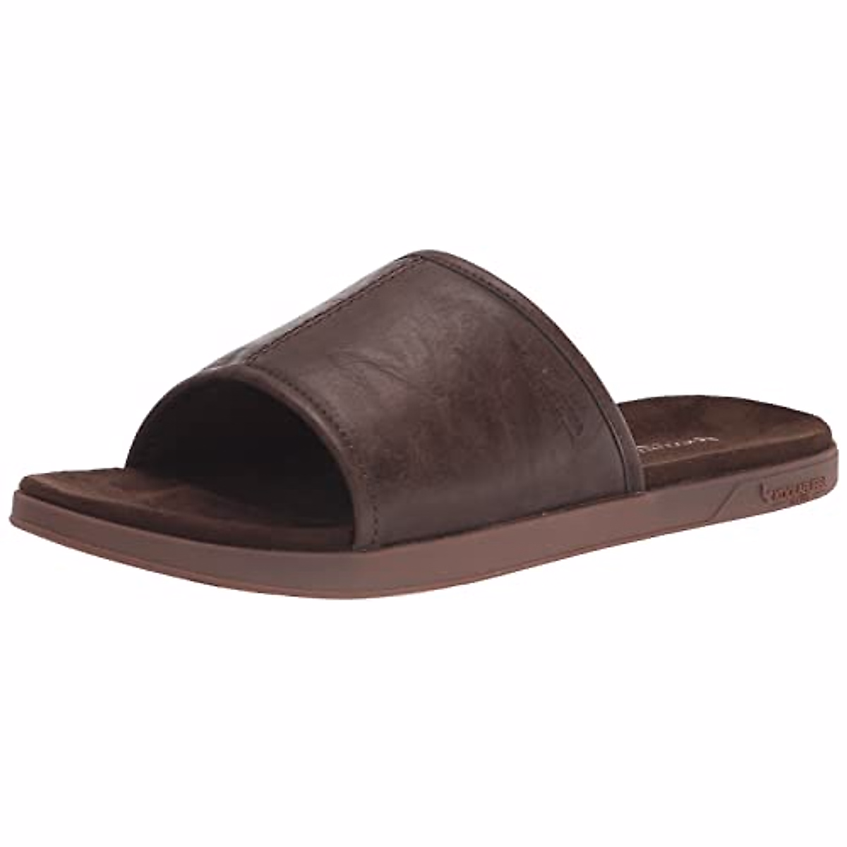 Koolaburra by UGG Men's TREEVE Slide Sandal, Chocolate Brown, 10