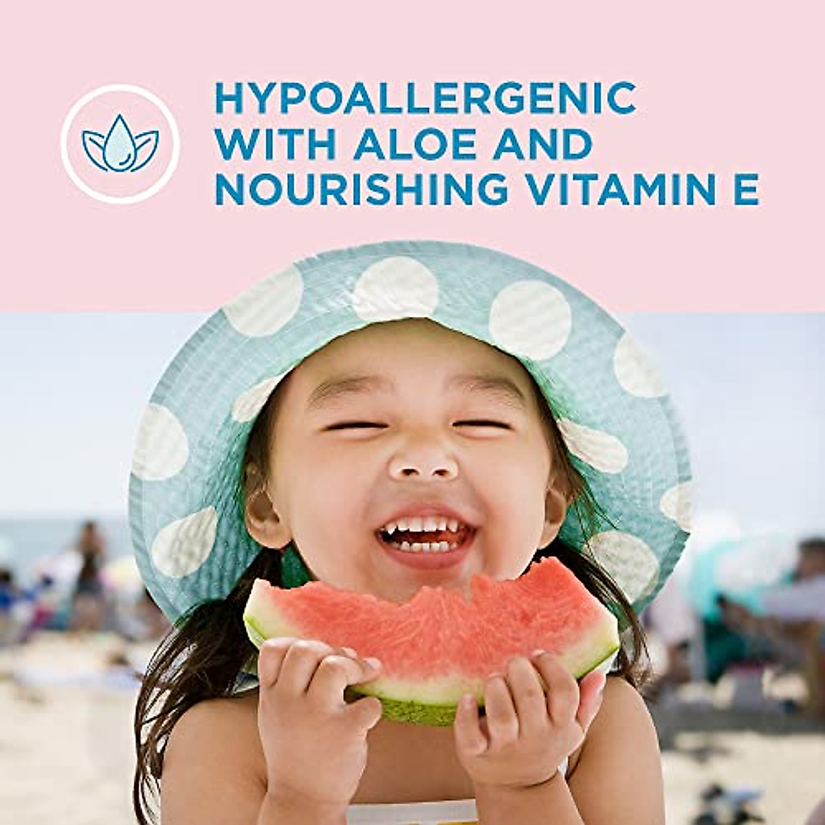 Coppertone Water Babies Sunscreen Lotion SPF 50, Pediatrician Recommended, Water Resistant, 8 Fl Oz Bottle